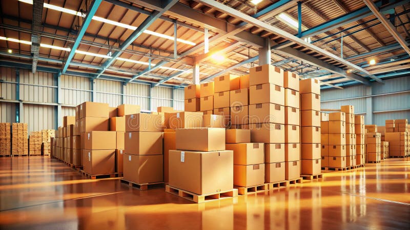 Efficient Warehouse Storage Maximizing Space with Strategically Stacked ...