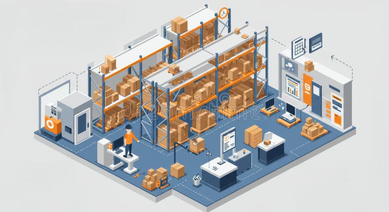 Efficient Warehouse Storage System Optimized Warehouse Space and ...