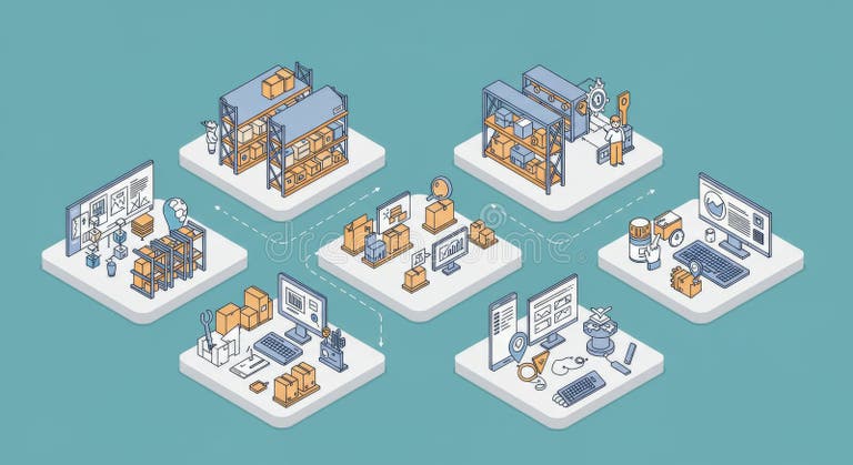 Efficient Warehouse Storage System Streamlined Warehouse Operations ...