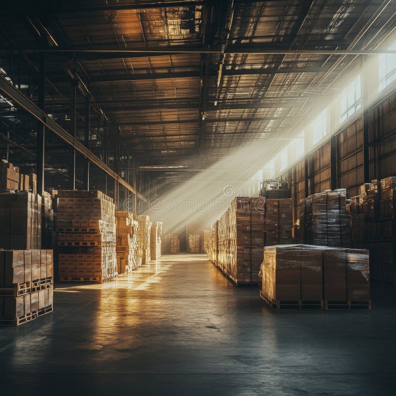 Efficient Warehousing Operations in a Modern Facility Industrial Space ...