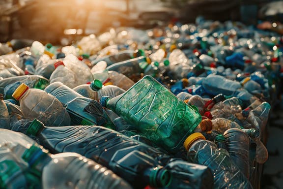 Efficient Waste Management at a Modern Recycling Facility Showcasing ...