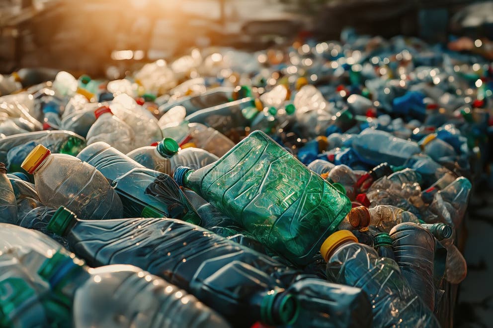 Efficient Waste Management at a Modern Recycling Facility Showcasing ...