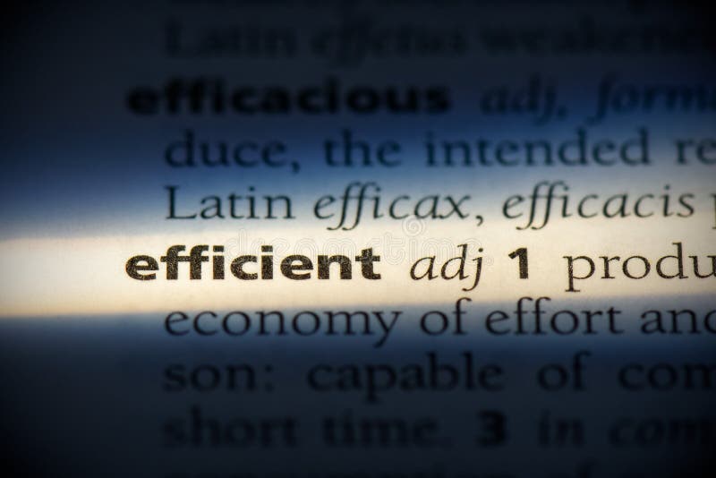 Efficient stock image. Image of book, english, text - 161577523