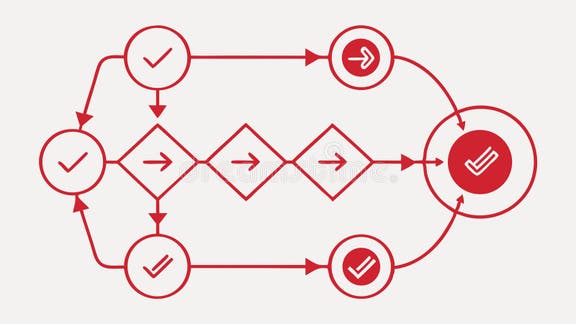 Efficient Workflow Process Completion Flowchart, Vector Design ...