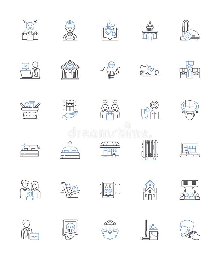 Workforce Line Icons Collection. Talent, Productivity, Diversity ...