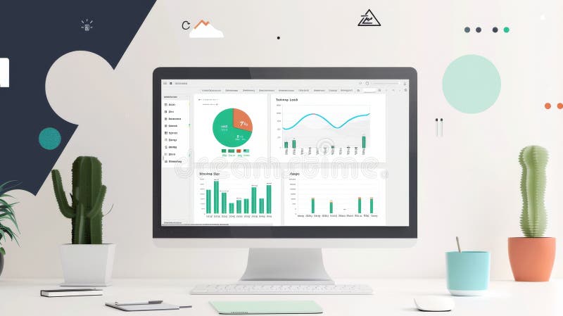Efficient Workspace Dynamic Charts, Graphs, Team Collaboration Mid ...