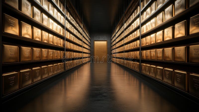 Efficiently Organized Storage Space Showcasing Multiple Shelves Stacked ...