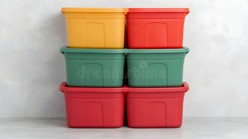 Efficiently Organizing with Colorful Stackable Storage Bins for Home ...
