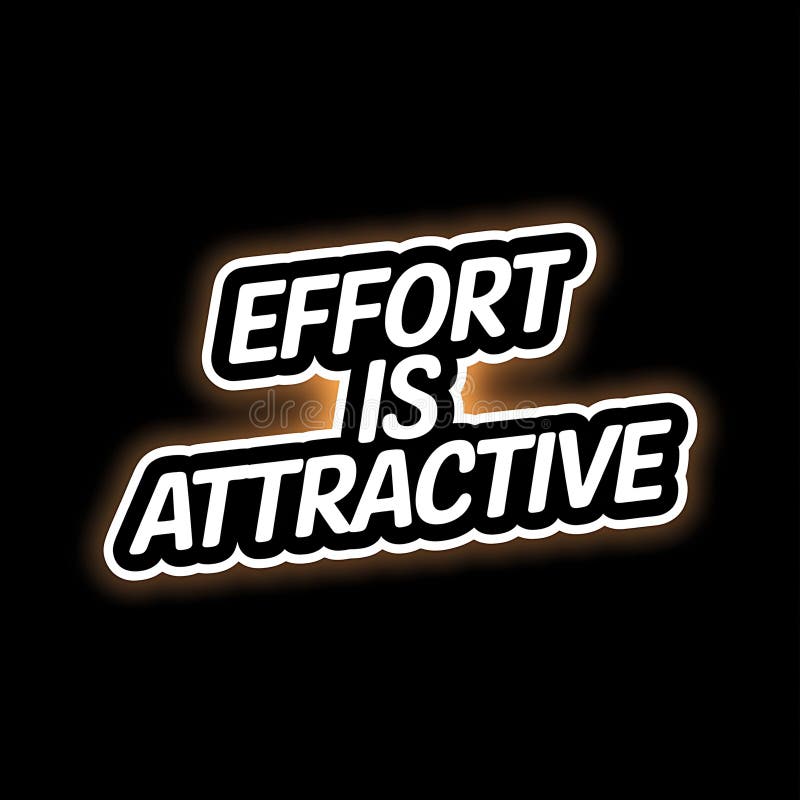 Effort is Attractive Magnet Pulling in Sparkles and Stars, with Thick ...