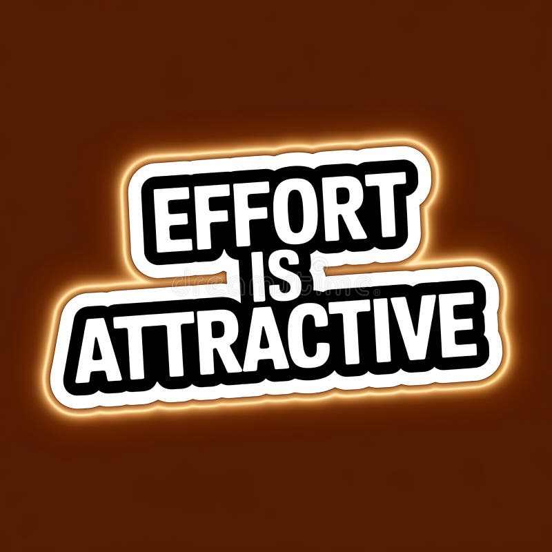Effort is Attractive Magnet Pulling in Sparkles and Stars, with Thick ...