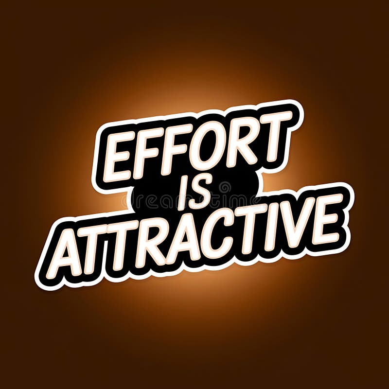 Effort is Attractive Magnet Pulling in Sparkles and Stars, with Thick ...
