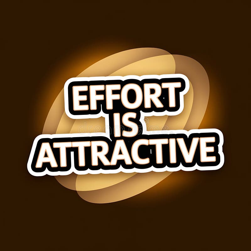 Effort is Attractive Magnet Pulling in Sparkles and Stars, with Thick ...