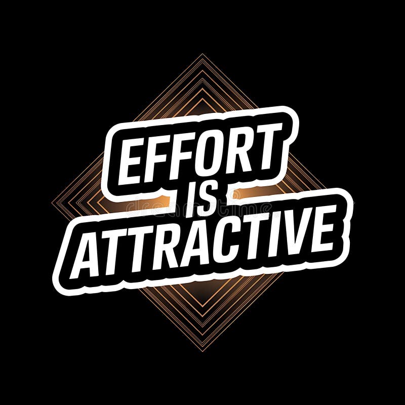 Effort is Attractive Magnet Pulling in Sparkles and Stars, with Thick ...