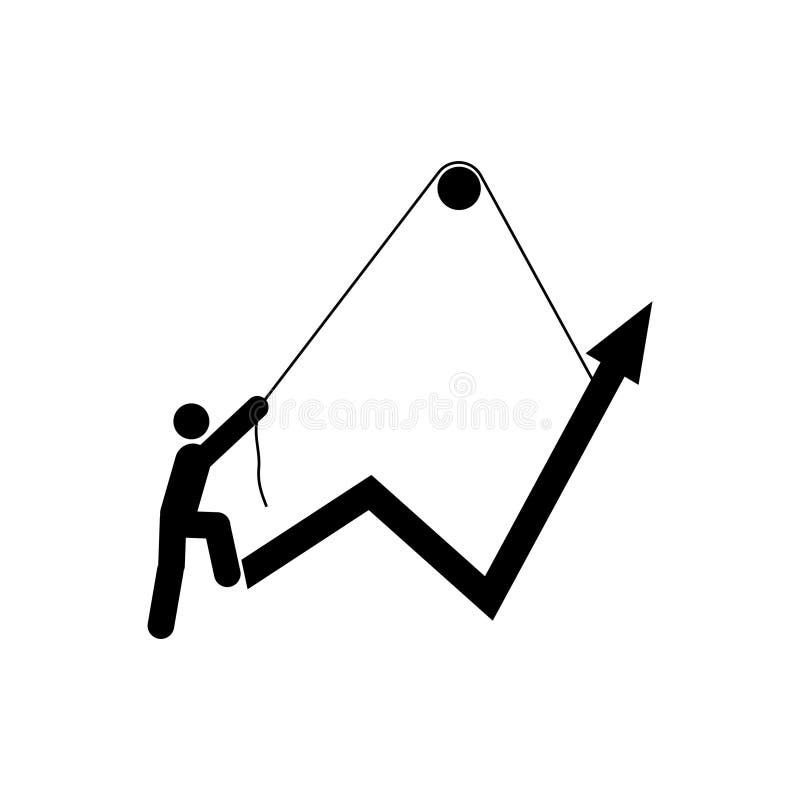 Effort icon illustration stock illustration. Illustration of line ...