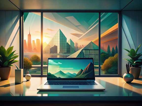 Effortless Architectural Design a Sleek Laptop Interface for ...