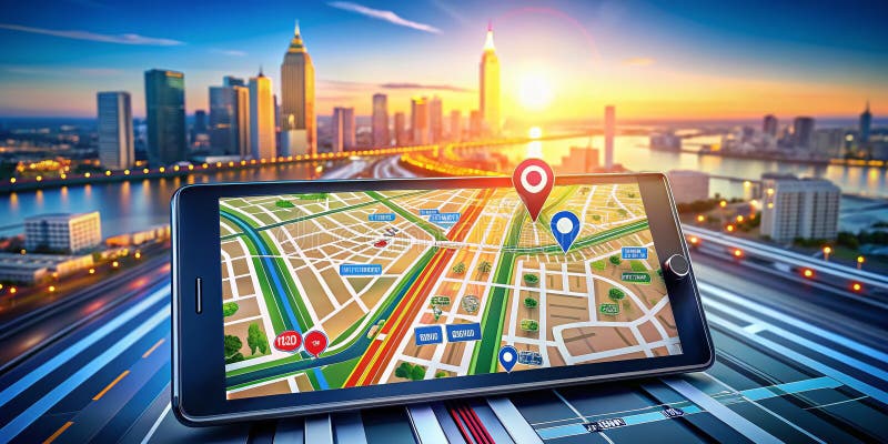 Effortless City Navigation Explore Urban Landscapes with a Comprehensive GPS App Featuring ...