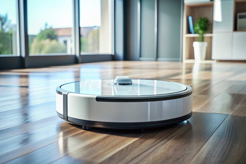 Effortless Cleaning with a Modern Robotic Vacuum Sleek Design Meets ...