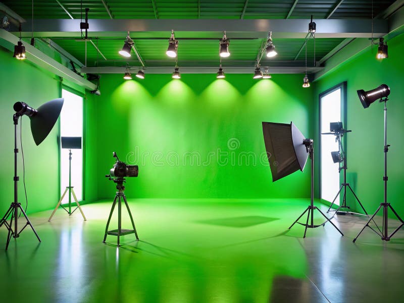 Effortless Green Screen Studio Setup Ideal for Filmmaking Video ...