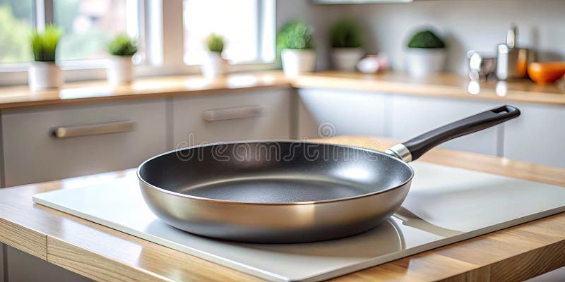 Effortless Induction Cooking in a Minimalist Kitchen a Clean Modern ...