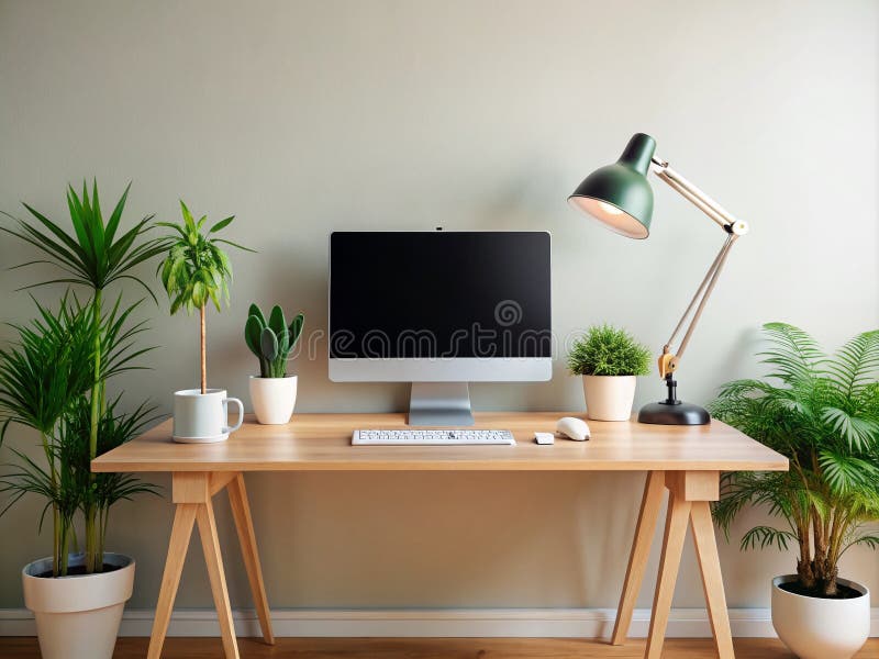Effortless Modern Workspace a Stylish and Functional Studio Desk Setup ...