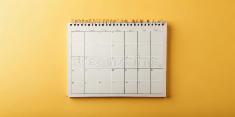 Effortless Monthly Planner Template a Blank Calendar for Personal or ...