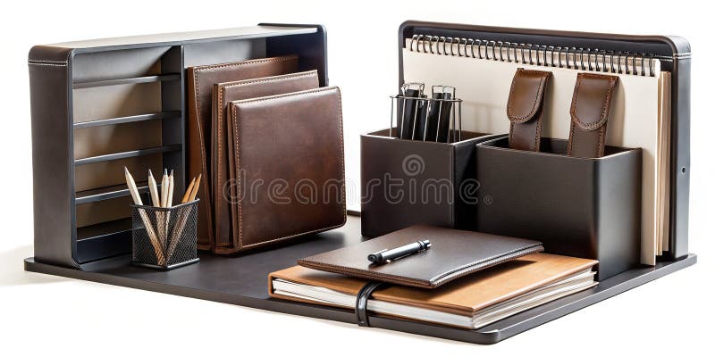 Effortless Organization a Modern LeatherBound Notebook Organizer for a ...