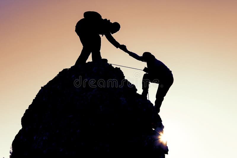 Successful People Targeting the Summit Stock Photo - Image of targeting ...