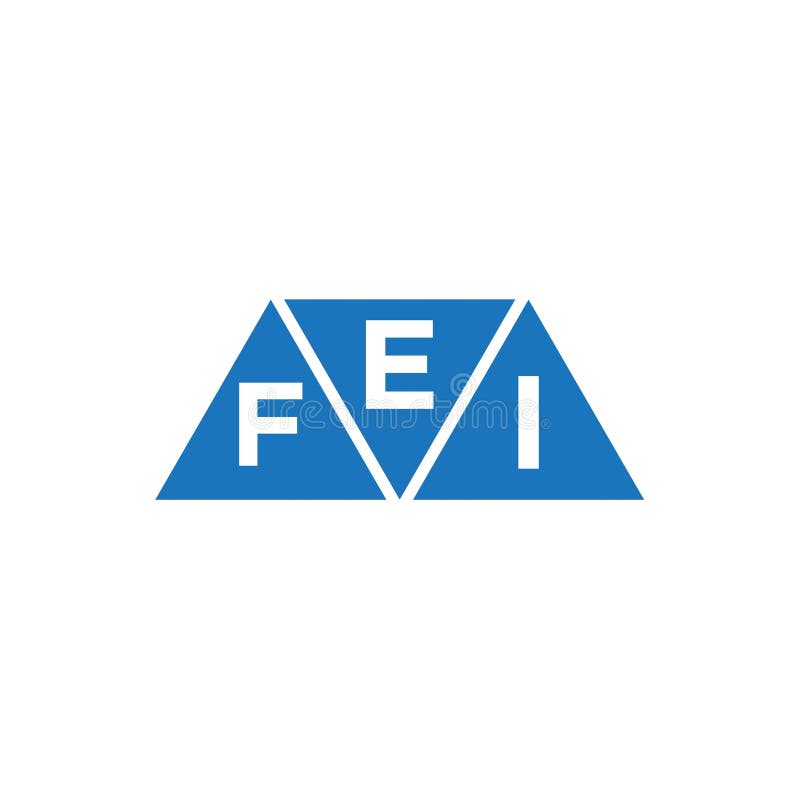 EFI Triangle Shape Logo Design on White Background. EFI Creative ...