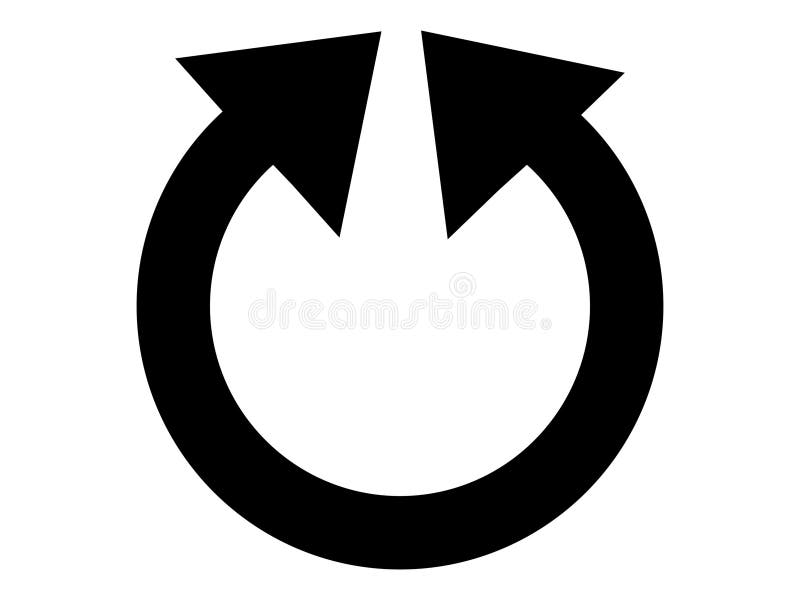 Left right pathways arrows stock illustration. Illustration of ...