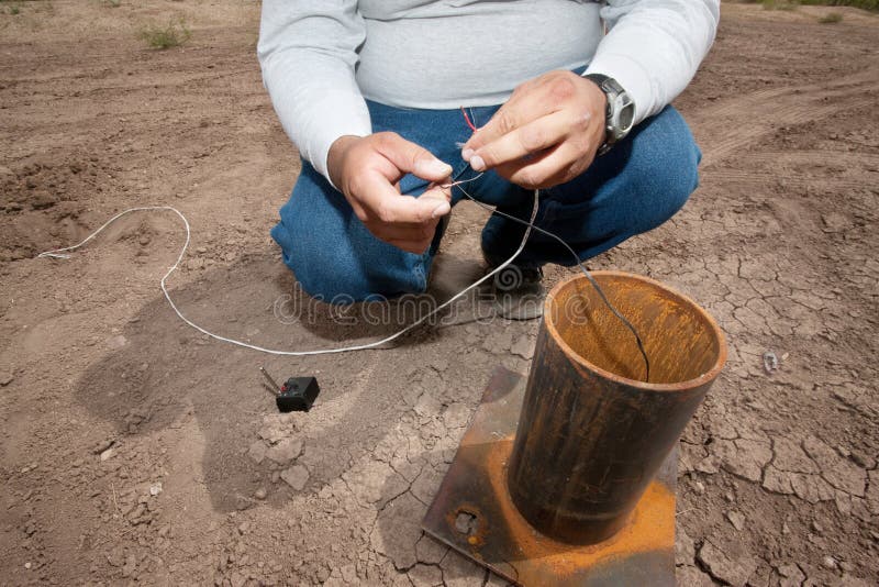 EFX Expert Setting Up Remote Device Stock Photo - Image of remote ...