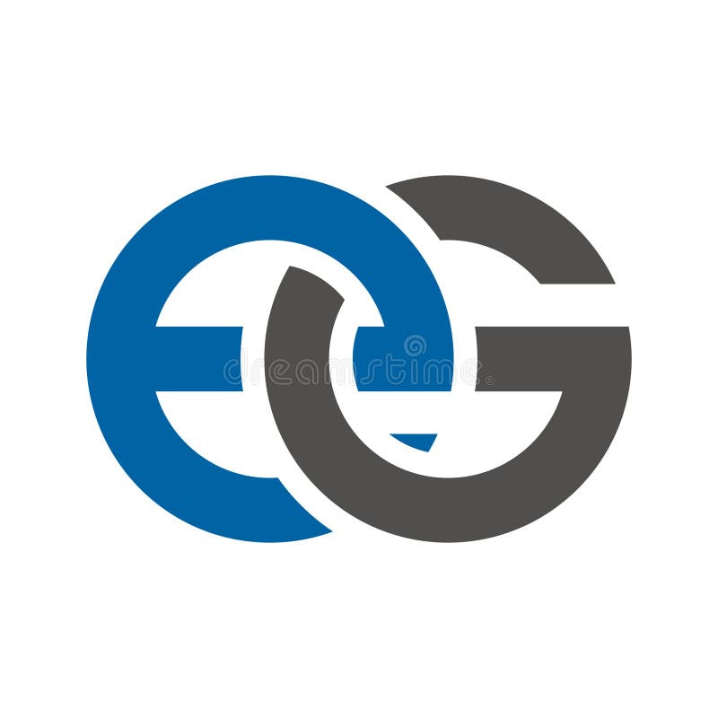 Eg Letter Link Logo Template Stock Illustration - Illustration of ...