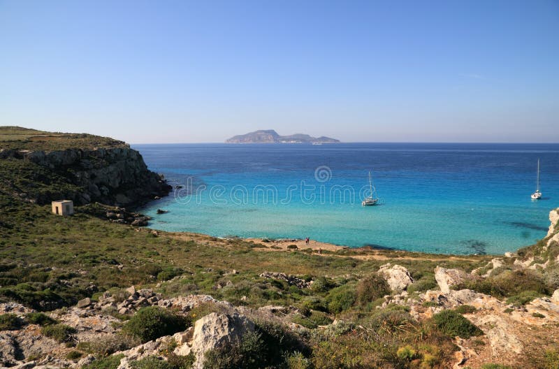 Egadi islands stock photo. Image of turquoise, cove, landscape - 19228962