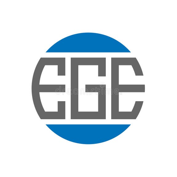 EGE Letter Logo Design on White Background. EGE Creative Initials ...