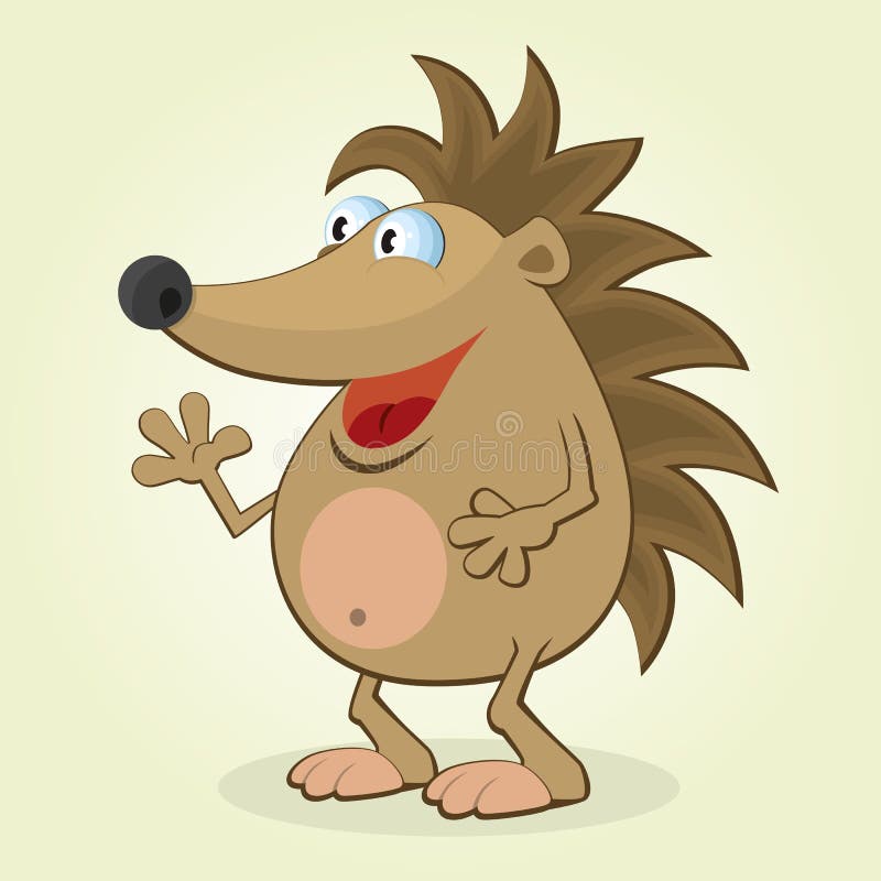 Egel vector illustratie. Illustration of wild, weinig - 30832389