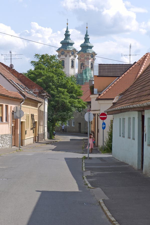 Eger is the Second Largest City in Northern Hungary. Stock Photo ...