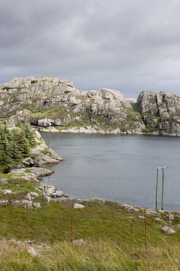 Egersund Fyr in Norway stock photo. Image of cove, promontory - 84872624