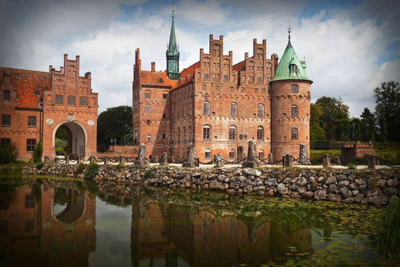 Egeskov Castle, Denmark stock photo. Image of denmark - 33631412