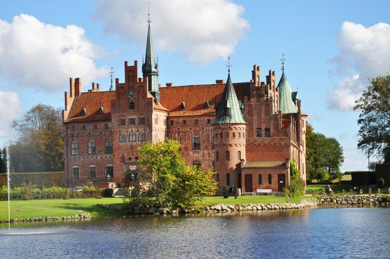 Egeskov Castle, Denmark stock photo. Image of denmark - 33631412