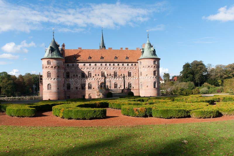 Egeskov Castle, Denmark stock photo. Image of denmark - 33631412