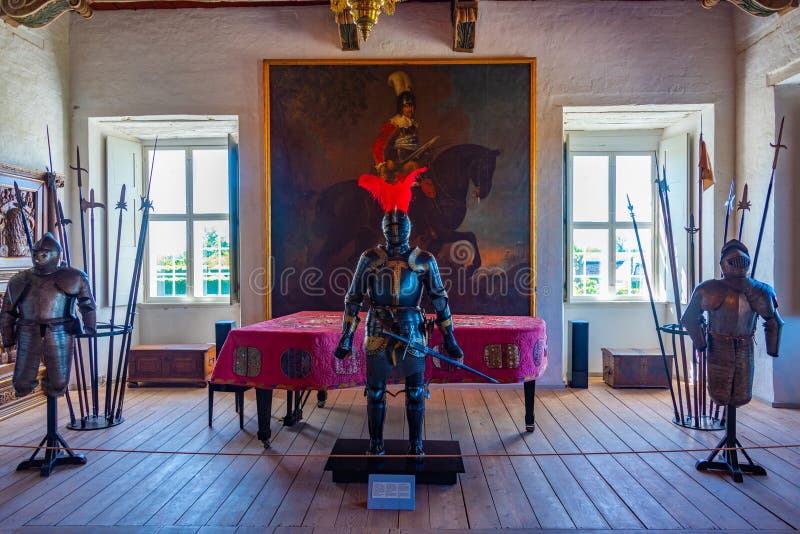 Egeskov Slot, Denmark, June 21, 2022: Interior of Egeskov Slot I ...