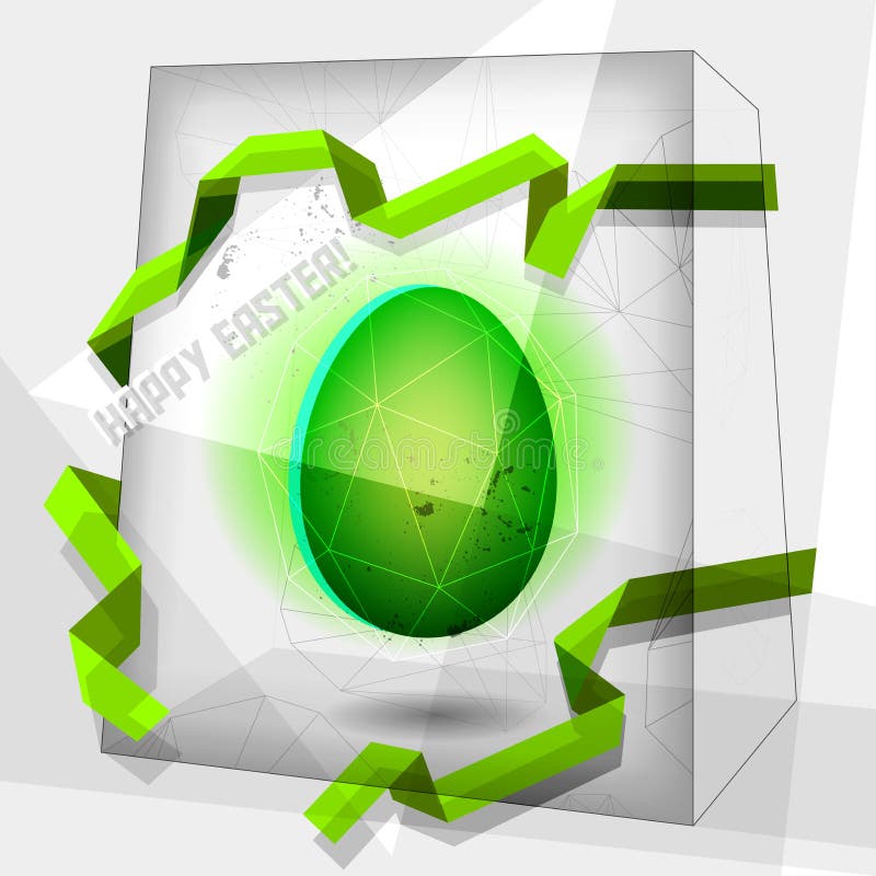 Egg abstract geometric stock vector. Illustration of background - 29349234