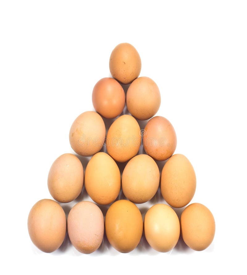 Egg arranged in triangle stock image. Image of nutrition - 37268573