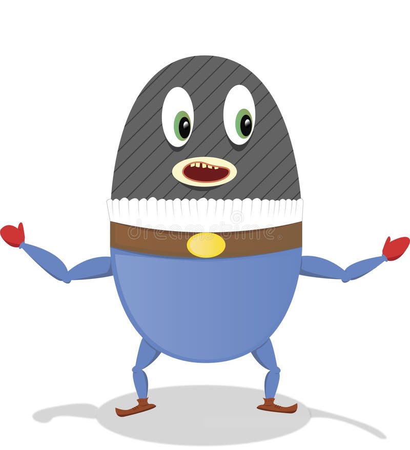 Egg bandit stock vector. Illustration of funny, easter - 22359954