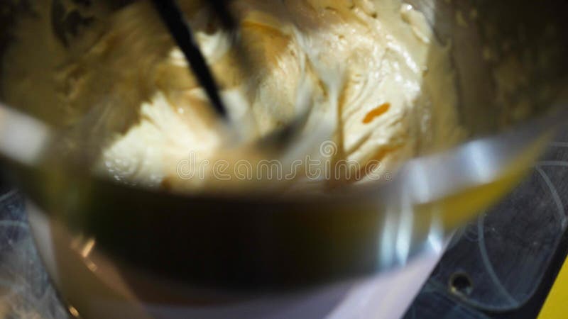 Egg Beating Mixing Process Close Up Stock Video - Video of stir ...