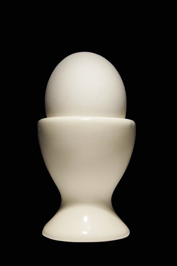 Egg on black stock photo. Image of boiled, white, diet - 21997416