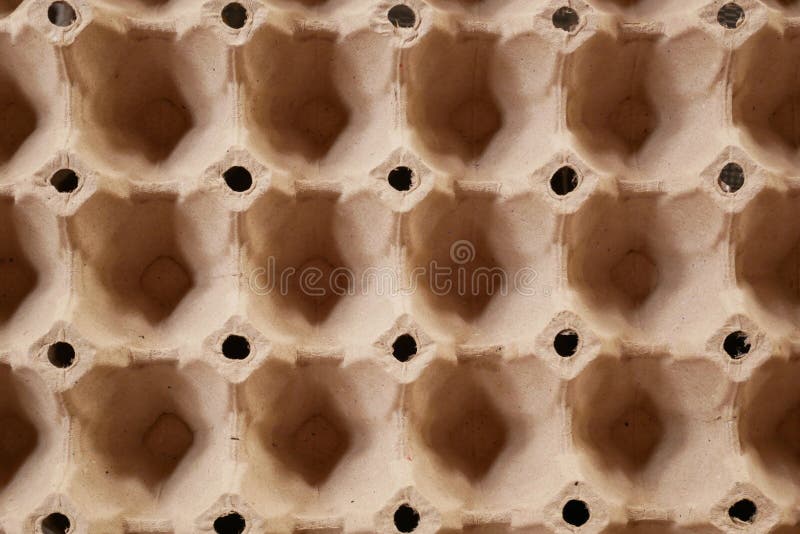 Texture Box of Eggs, Top View, Bottom View, Cardboard Packaging, Close ...