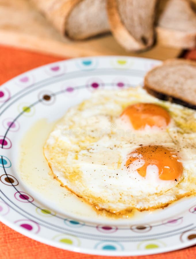 Bullseye Egg stock photo. Image of fried, delicious, yolk - 59282156