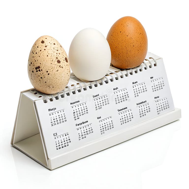 Egg Calendar Podium stock illustration. Illustration of podium - 357439258