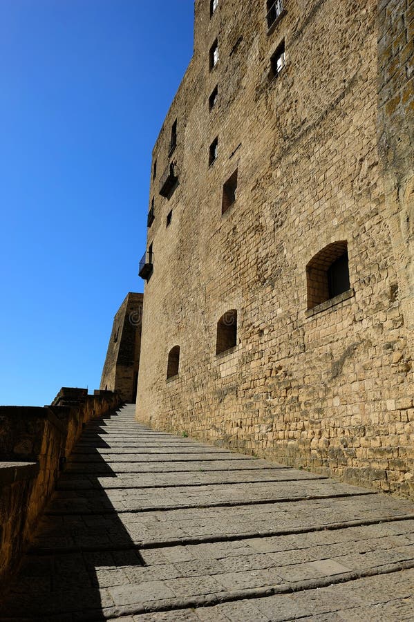 Egg Castle (Castel Dell Ovo), Naples Stock Image - Image of history ...