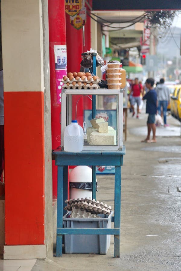Egg and cheese stand editorial photo. Image of coast - 175468741